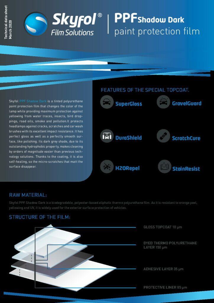 Skyfol PPF™ Shadow smoke 70%-50%-30% - Luxe Lightwrap Europe